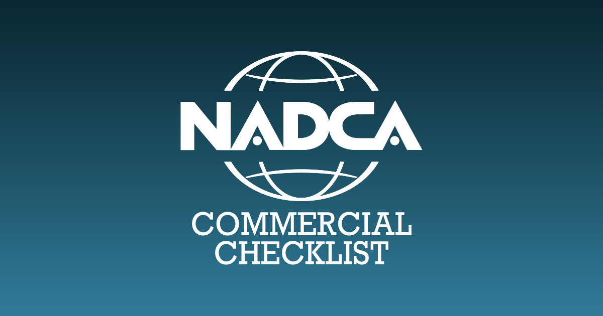 NADCA Commercial Checklist
